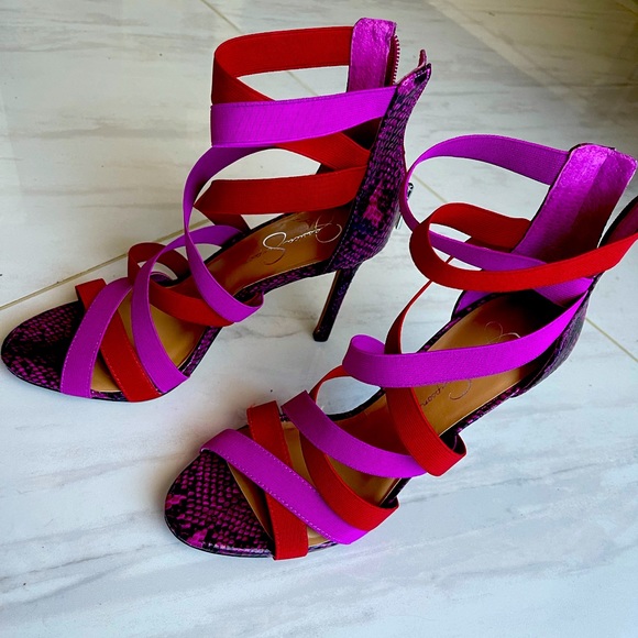 Jessica Simpson | Shoes | Jessica Simpson Pink Purple Heals | Poshmark